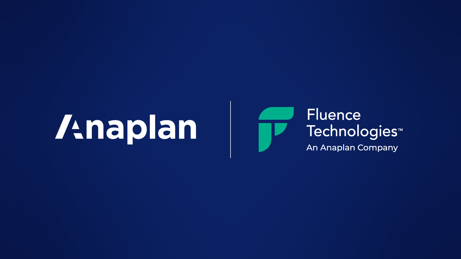 Anaplan has acquired Fluence Technologies | Anaplan Blog