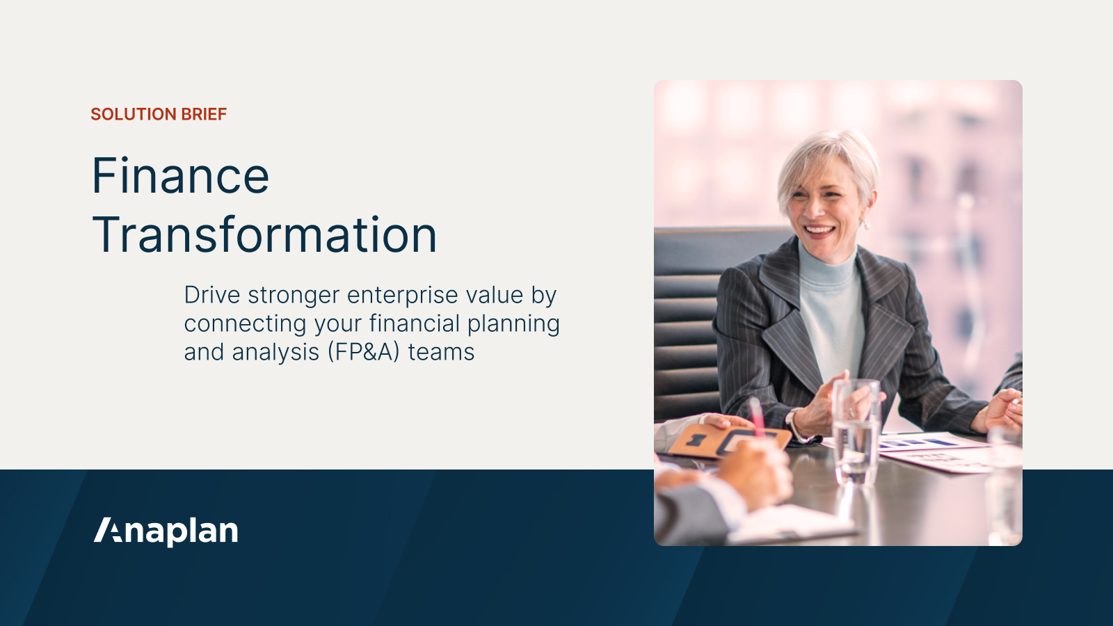 Finance Transformation: Drive Stronger Enterprise Value by Connecting ...