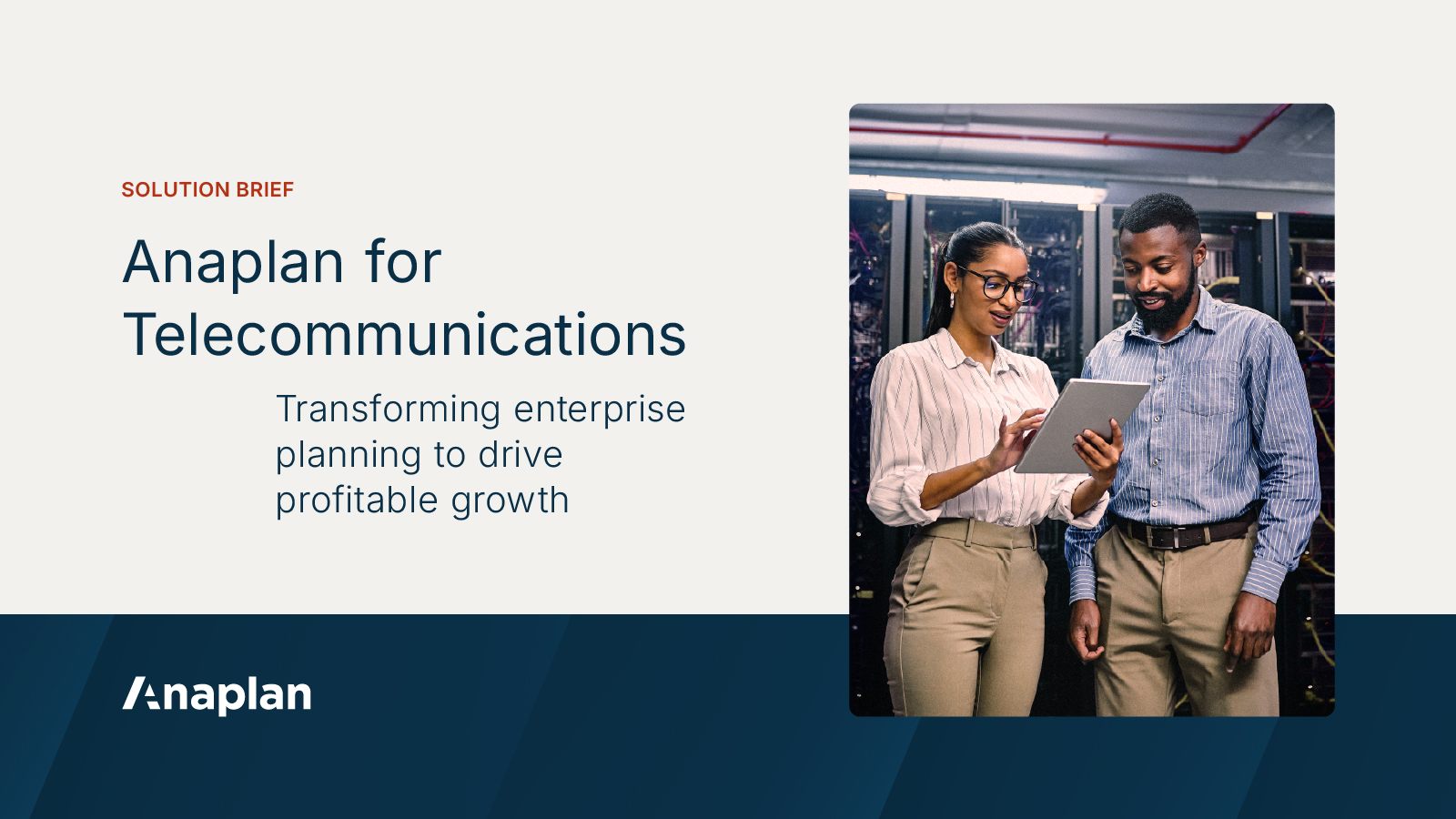 Anaplan for Telecom Solution Brief