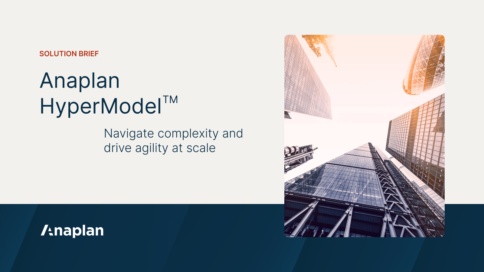 Anaplan HyperModel™ | Anaplan Solution Brief
