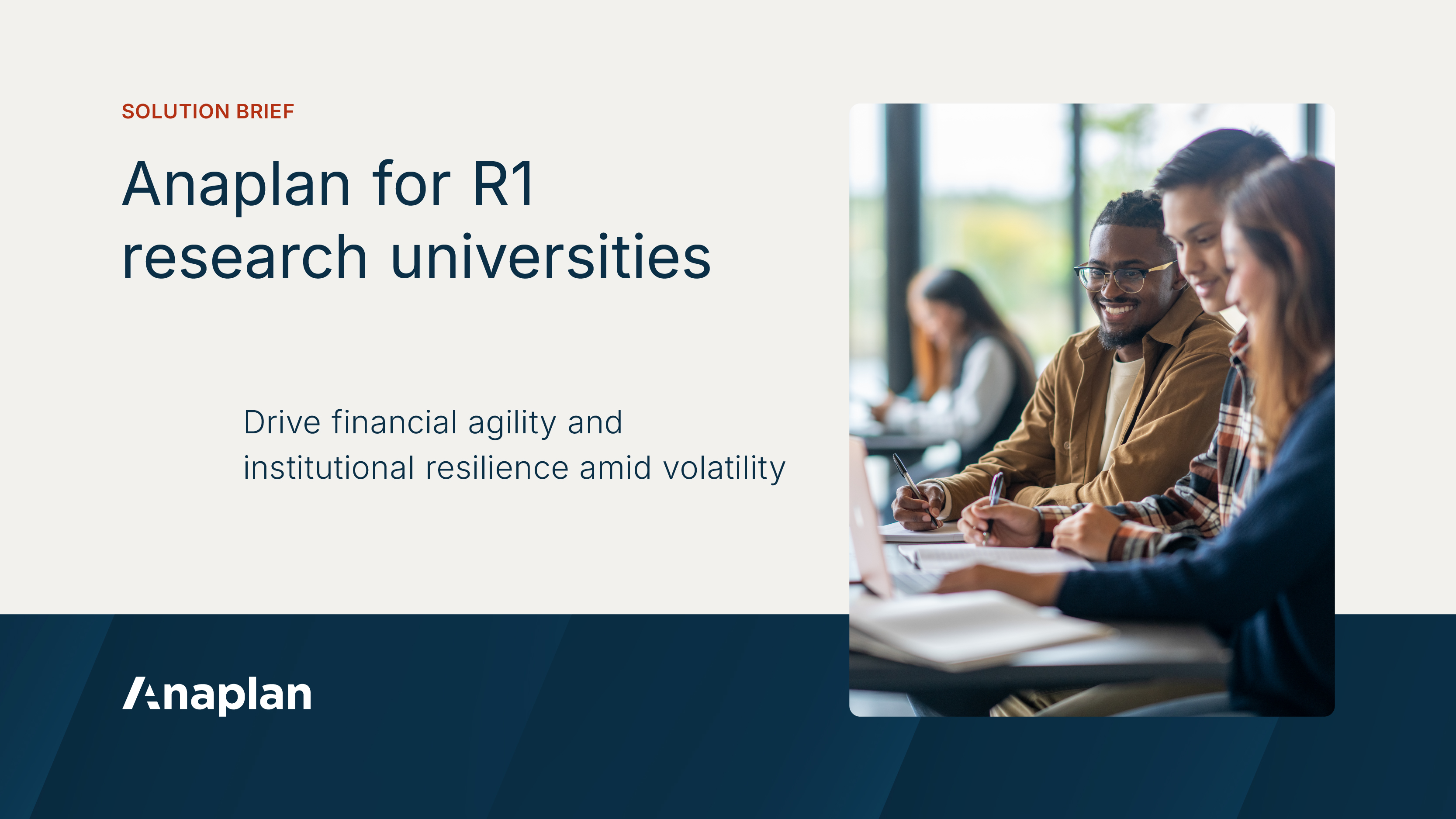 Anaplan for R1 Research Universities Brochure