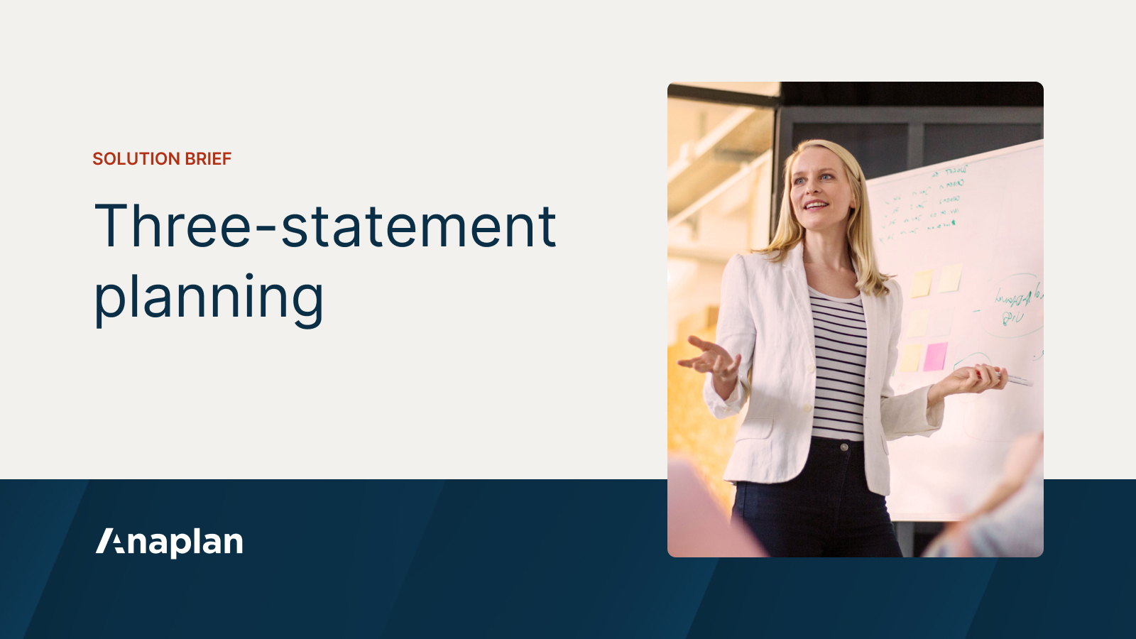 Three-Statement Planning | Anaplan Solution Brief