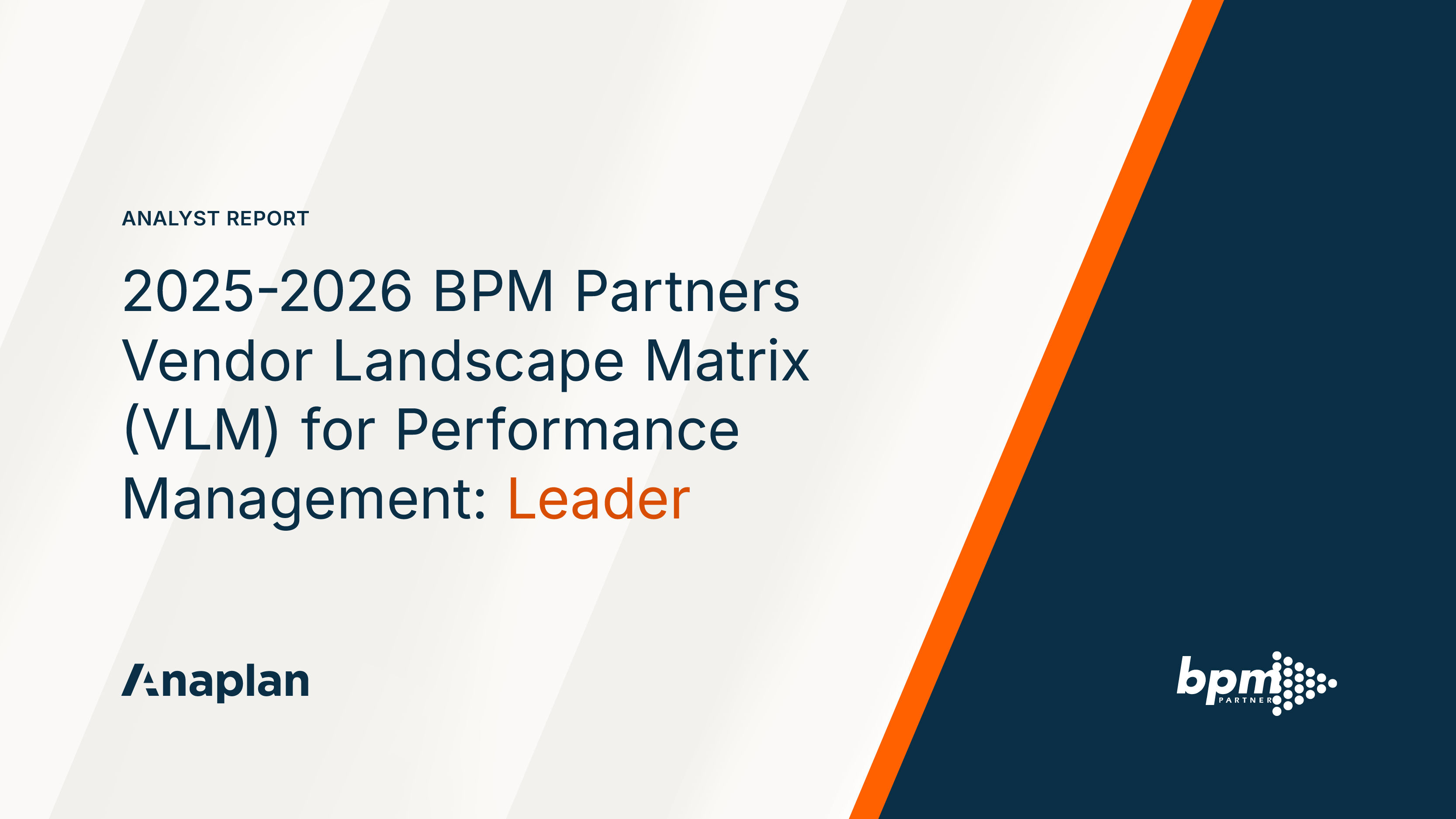 BPM Partners 2025 – 2026 Performance Management Vendor Landscape Matrix ...