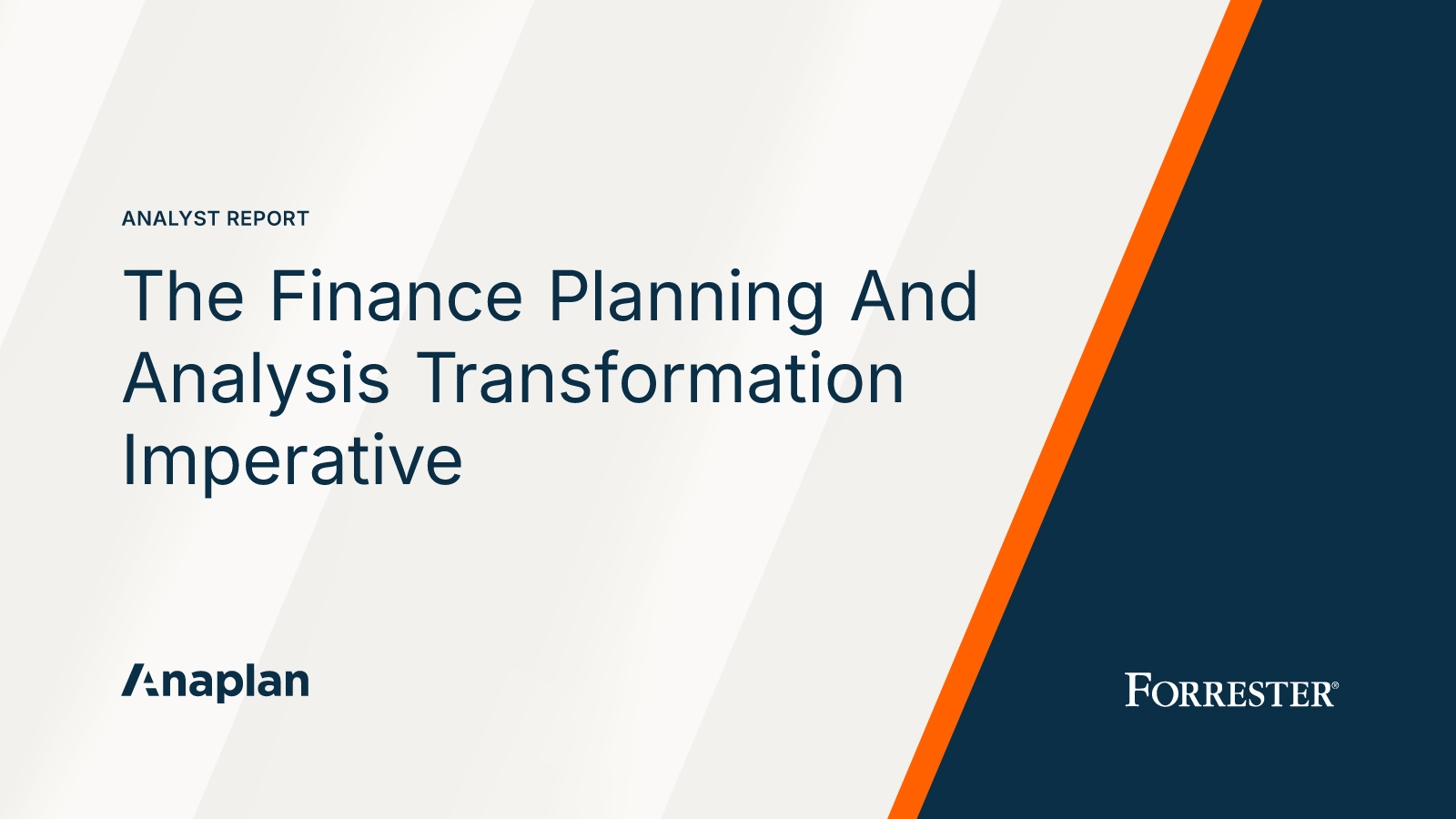 Forrester: The Finance Planning and Analysis Transformation Imperative ...