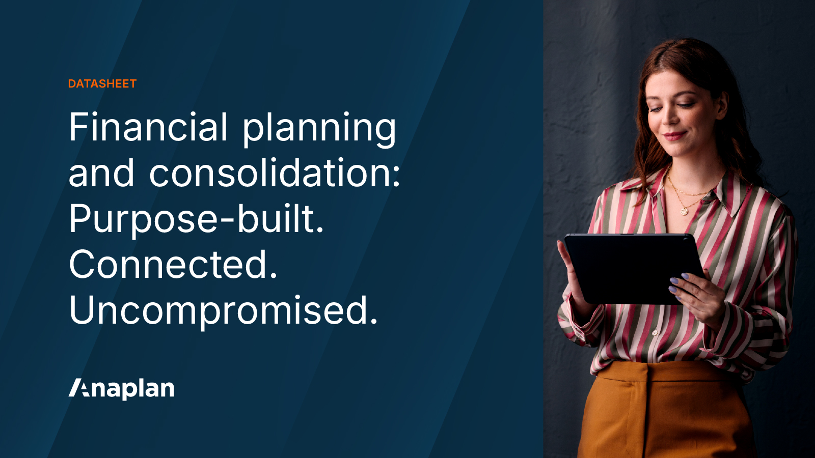 Financial Planning and Consolidation | Anaplan Technical Datasheet