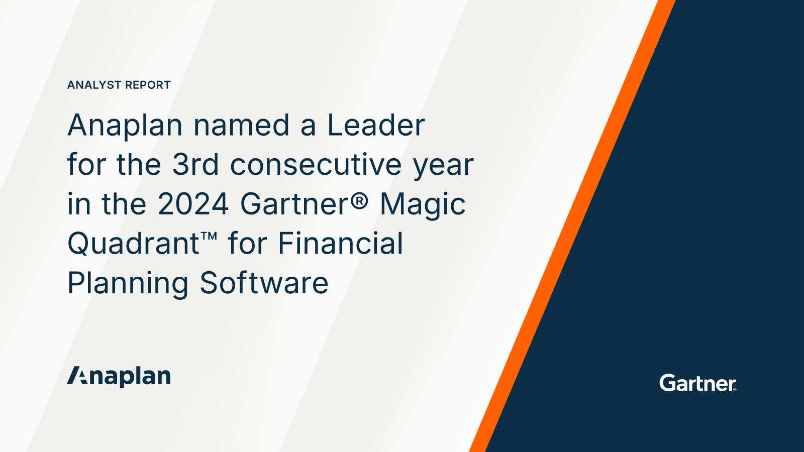 2024 Gartner® Magic Quadrant™ for Financial Planning Software | Anaplan