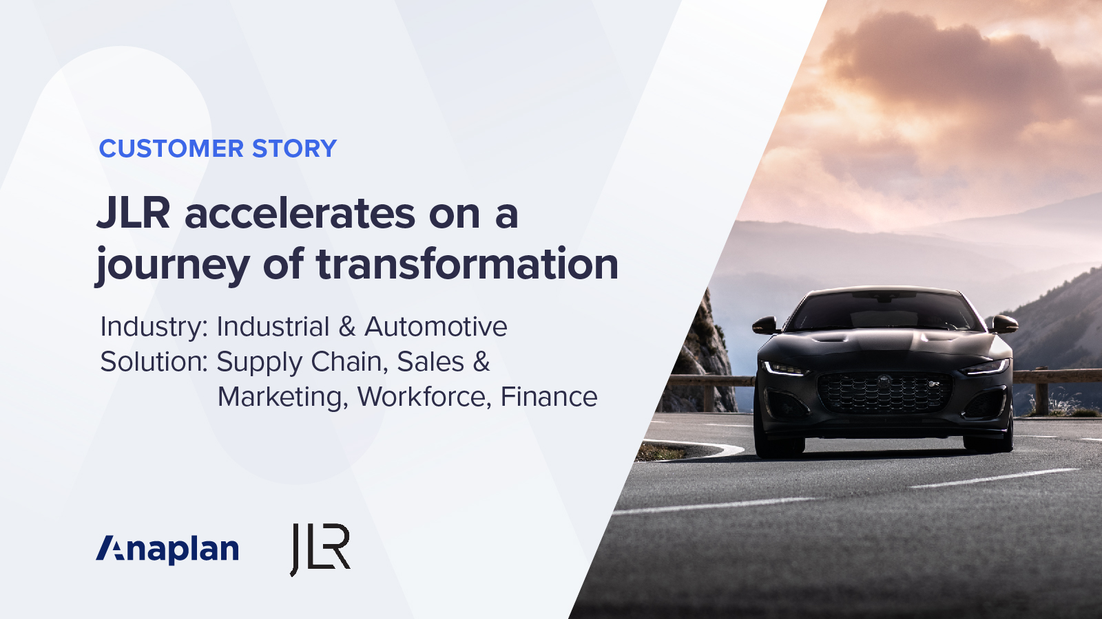 Jaguar Land Rover Accelerates Transformation Journey | Anaplan