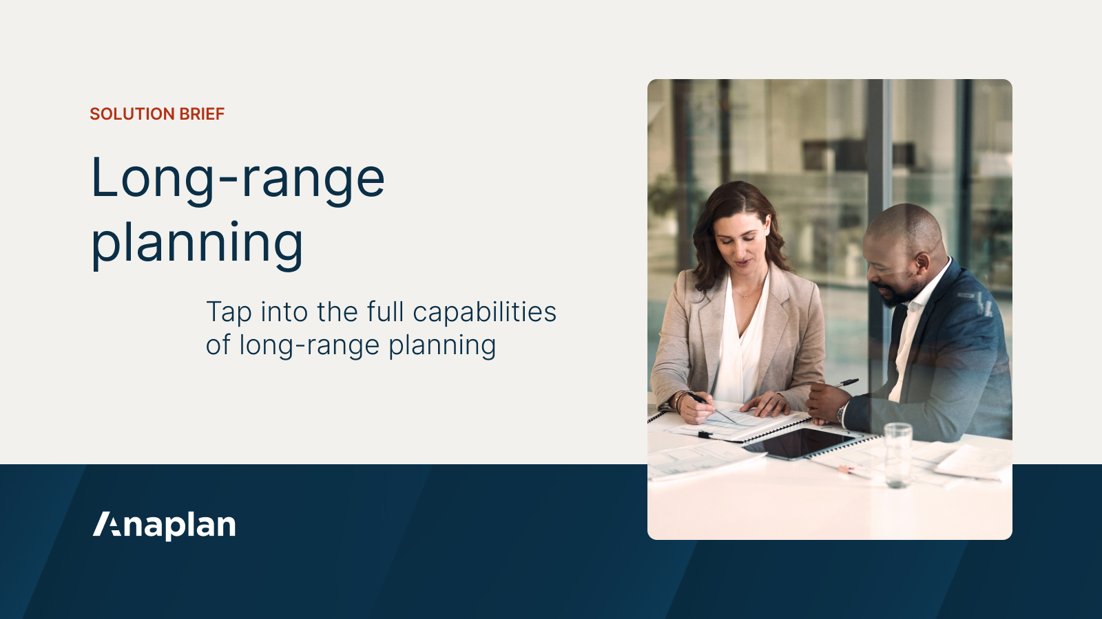 Anaplan for Long-range Planning Solution Brief