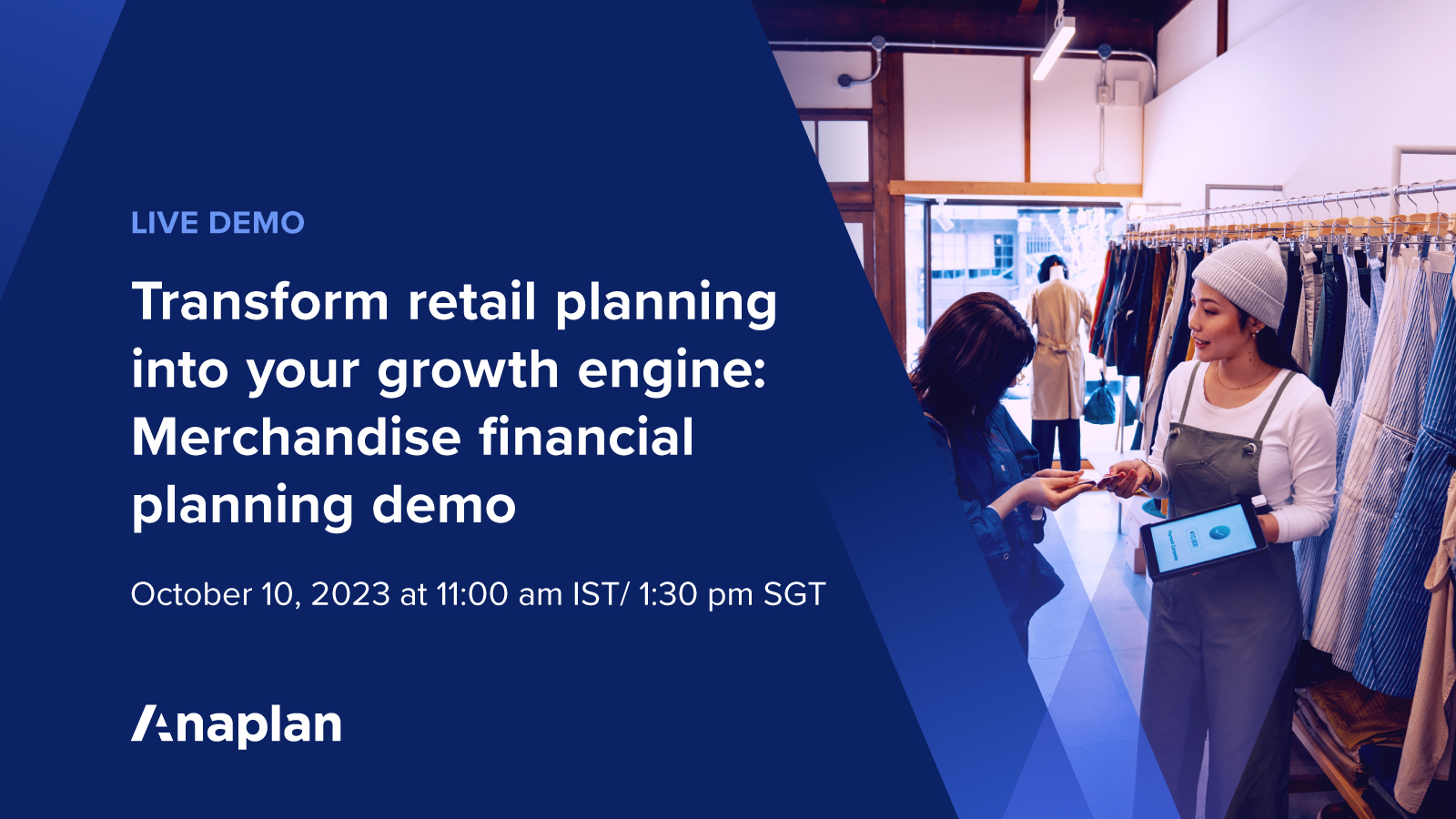 Merchandise Financial Planning Demo On-demand: Transform Retail ...