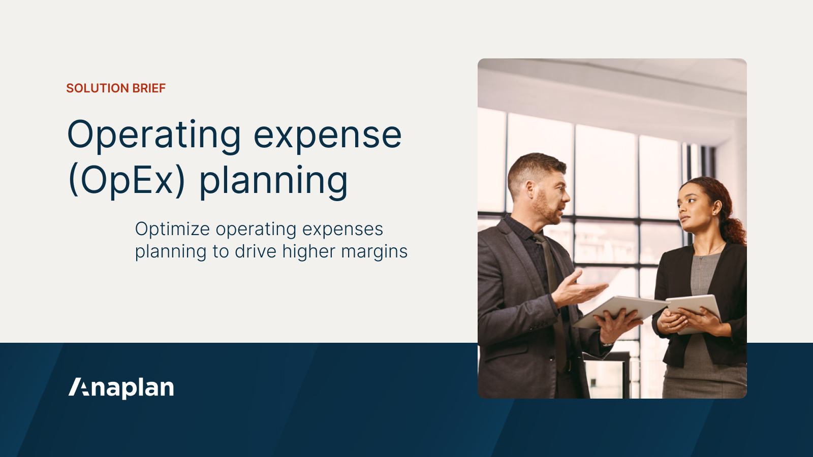 Operating Expense Planning | Anaplan Datasheet