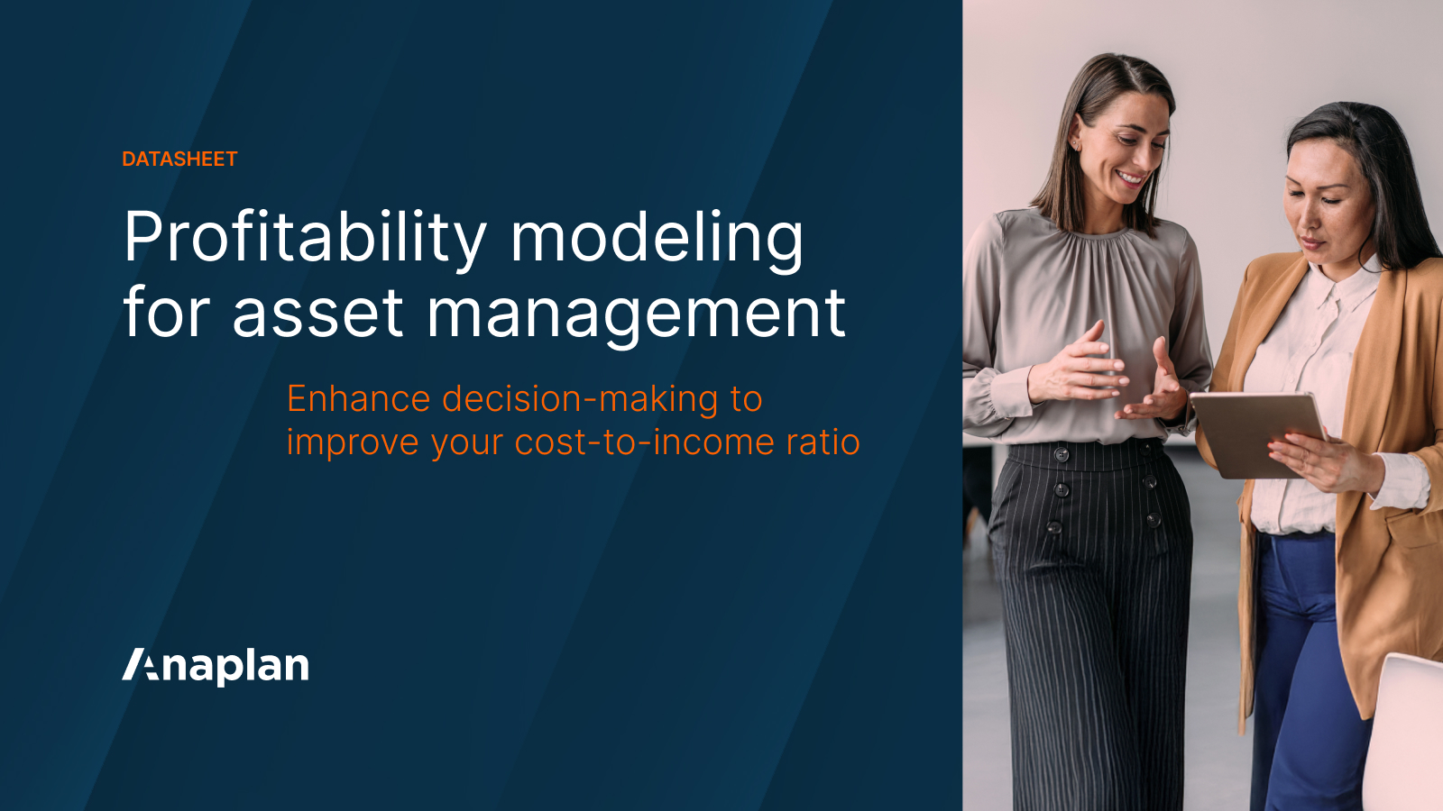 Profitability Modeling for Asset Management | Anaplan Datasheet