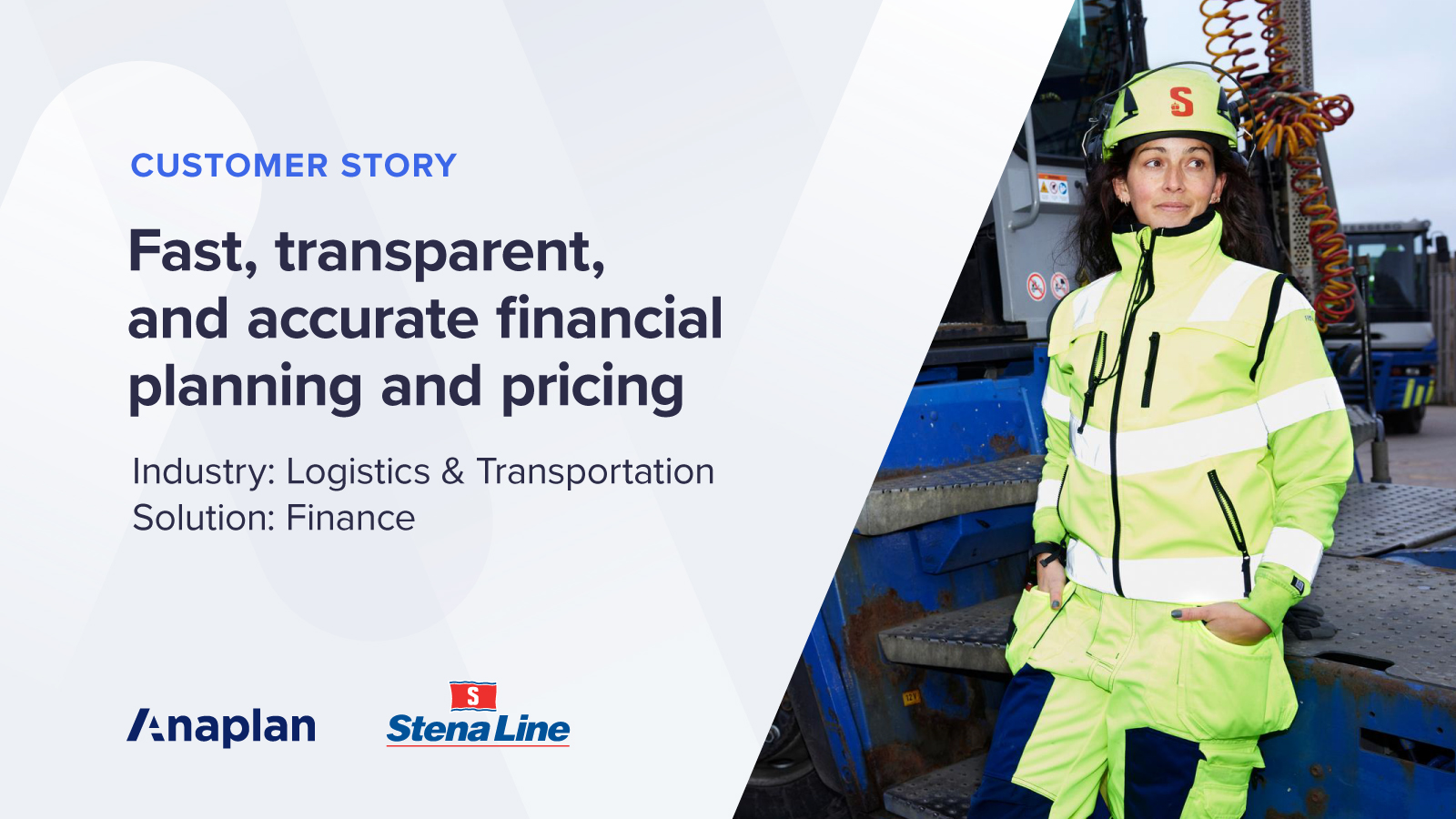 Stena Lines Sees Fast, Transparent, and Accurate Financial Planning and ...