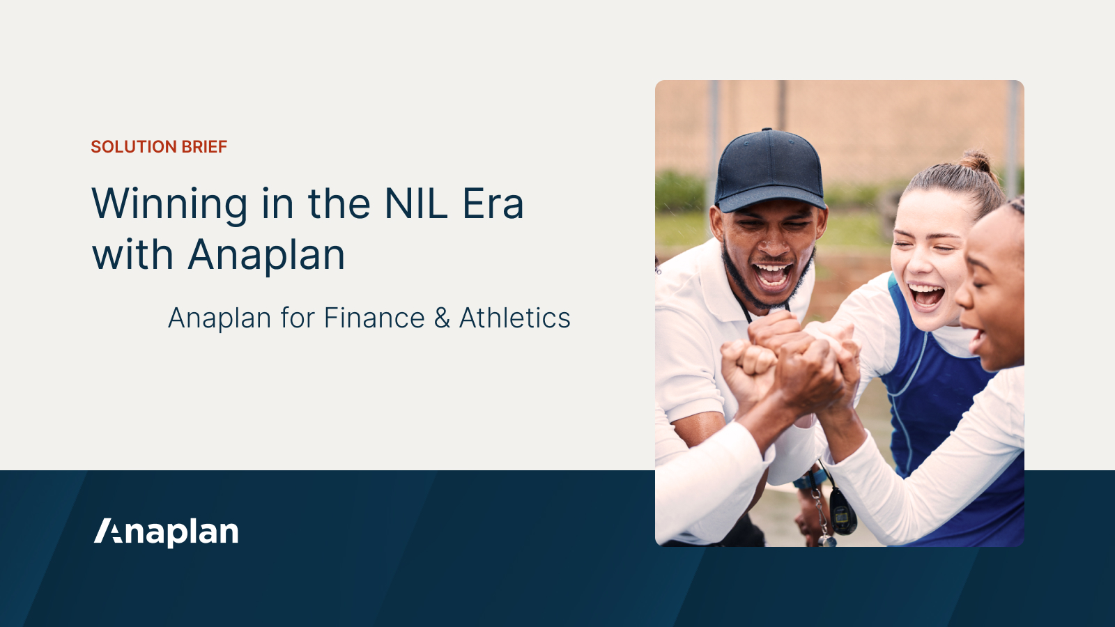 Winning in the NIL era with Anaplan | Anaplan Solution Brief