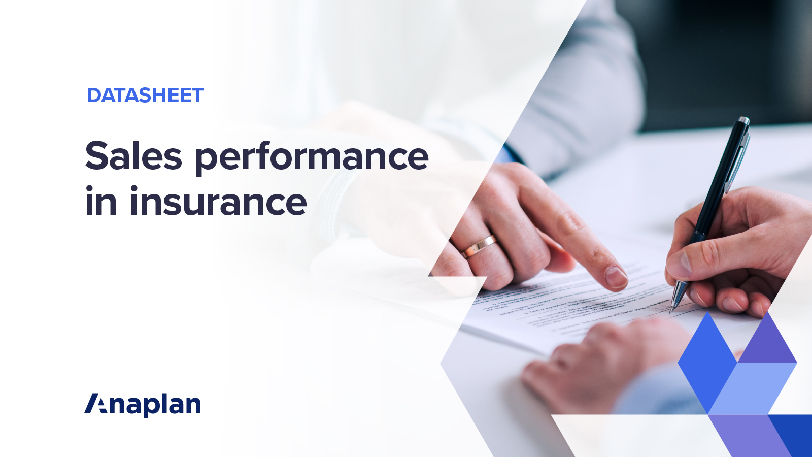 Sales Performance Management in Insurance | Anaplan