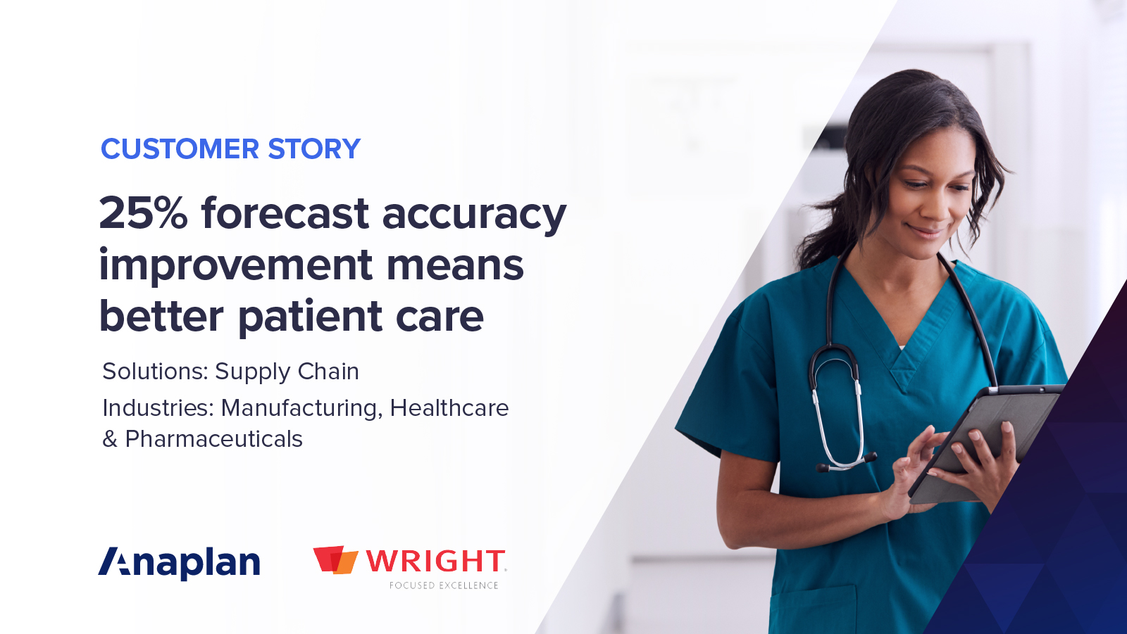 Collaborative demand planning drives value for Wright Medical Group ...