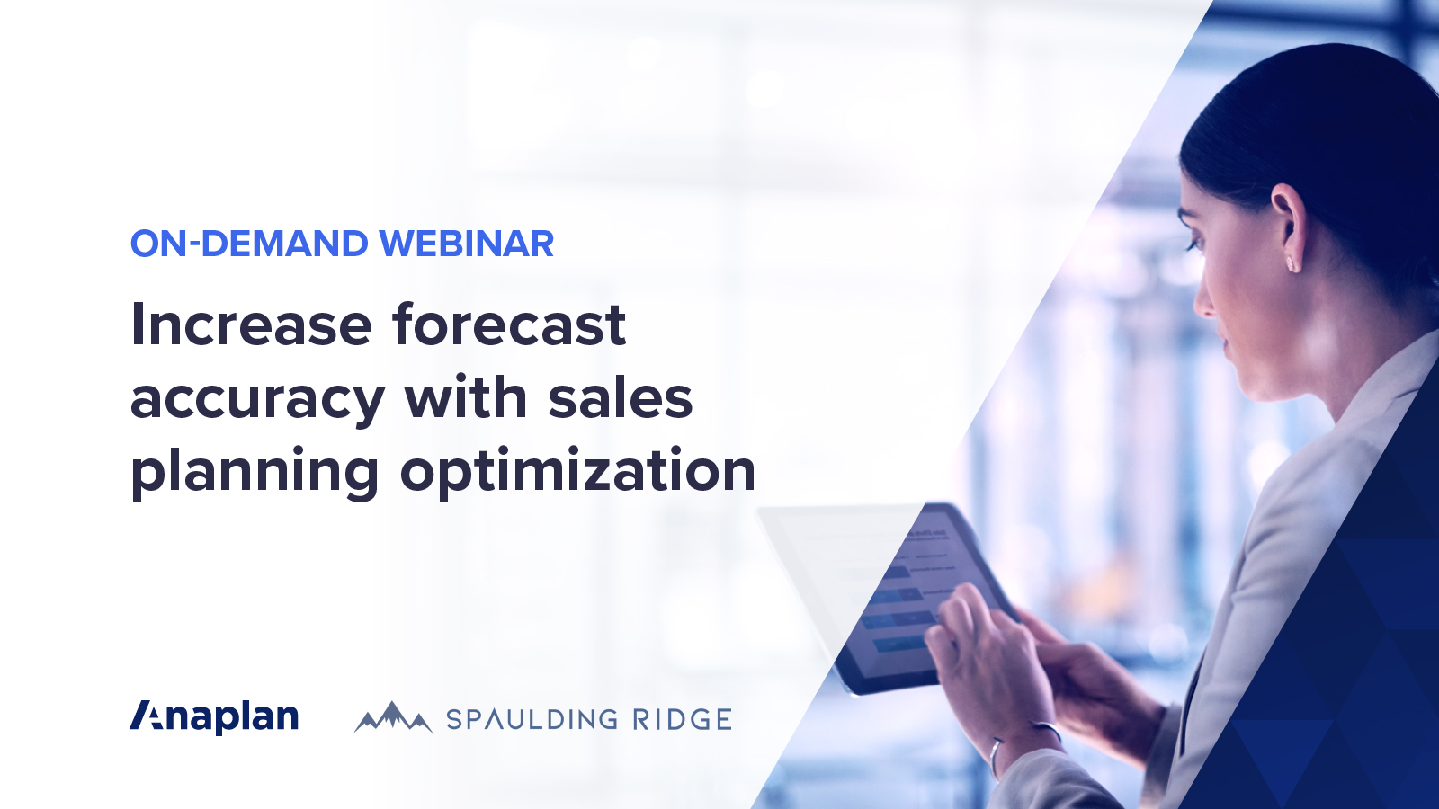 Increase forecast accuracy with sales planning optimization | Anaplan